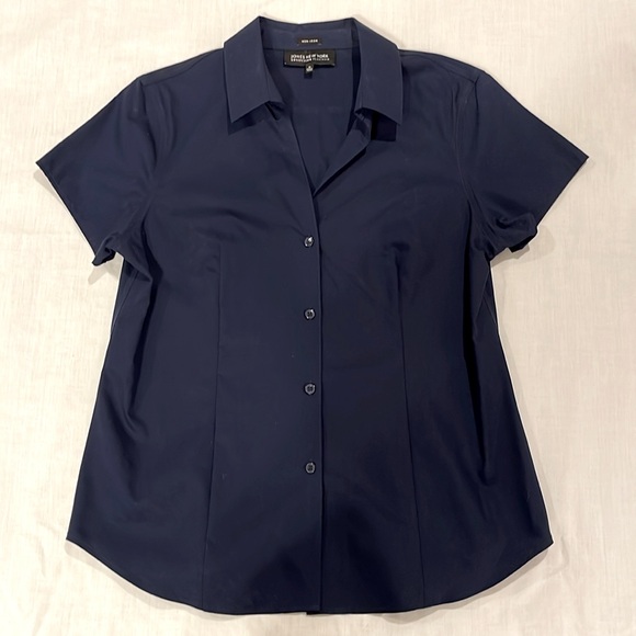 Jones New York | Tops | Ladies Jones New York Collection Platinum Navy ...